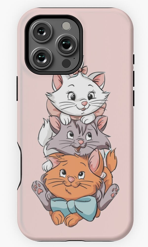 Cute Cats Marie Berlioz Toulouse Phone Case for iPhone 16 15 14 13 12 ...