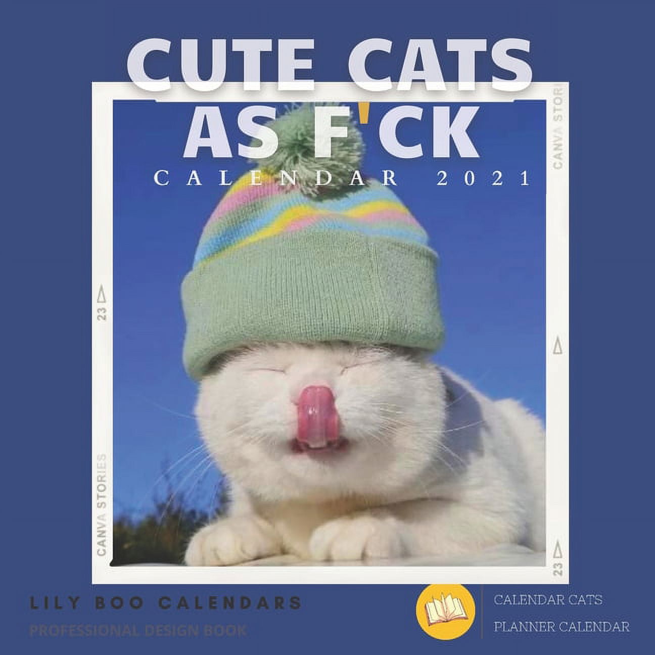 Cute Cats as F'ck Calendar 2021 : 12 month calendar 2020 - 2021 ...