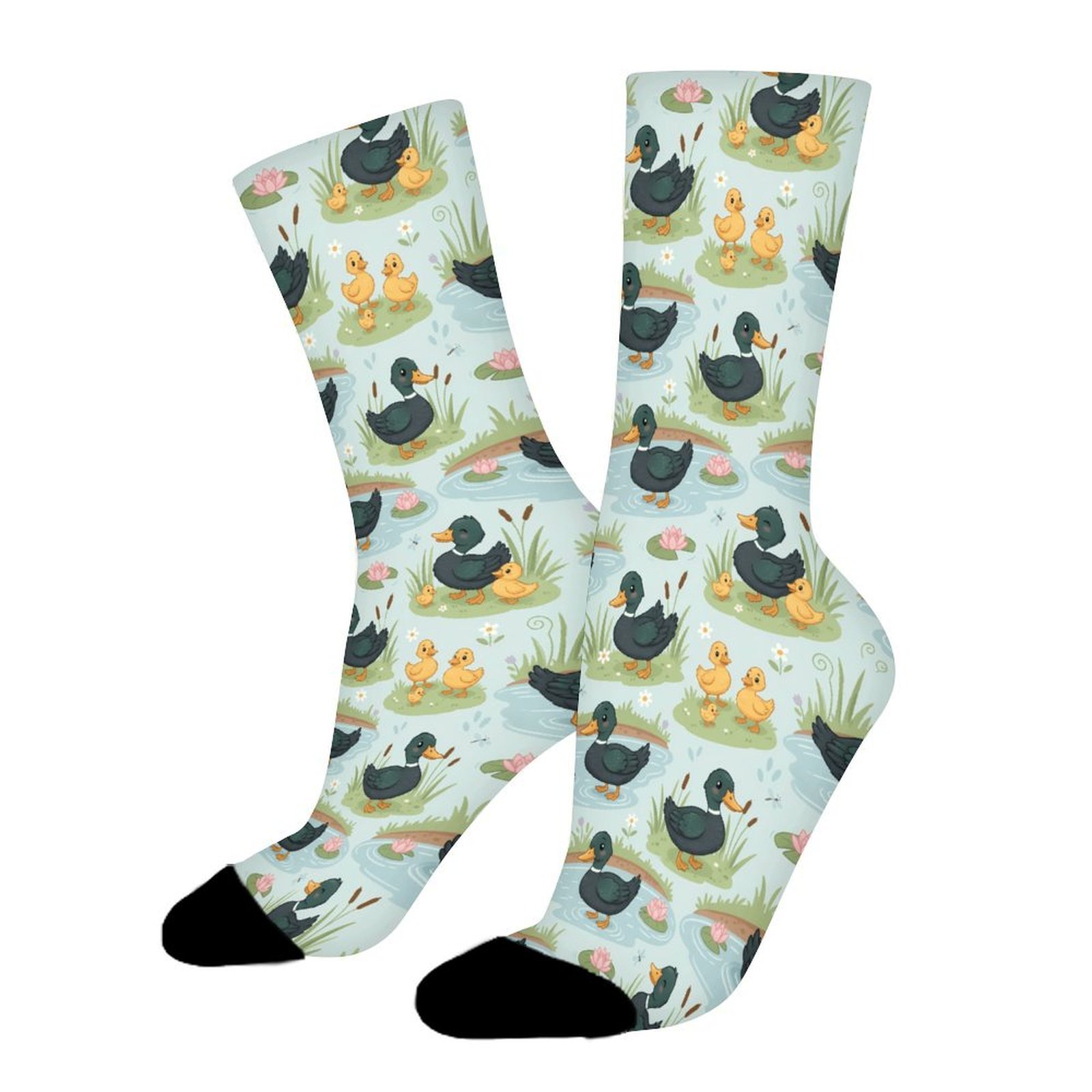 Cute Cayuga Duck Funny Novelty Crew Socks for Women Men Sports ...