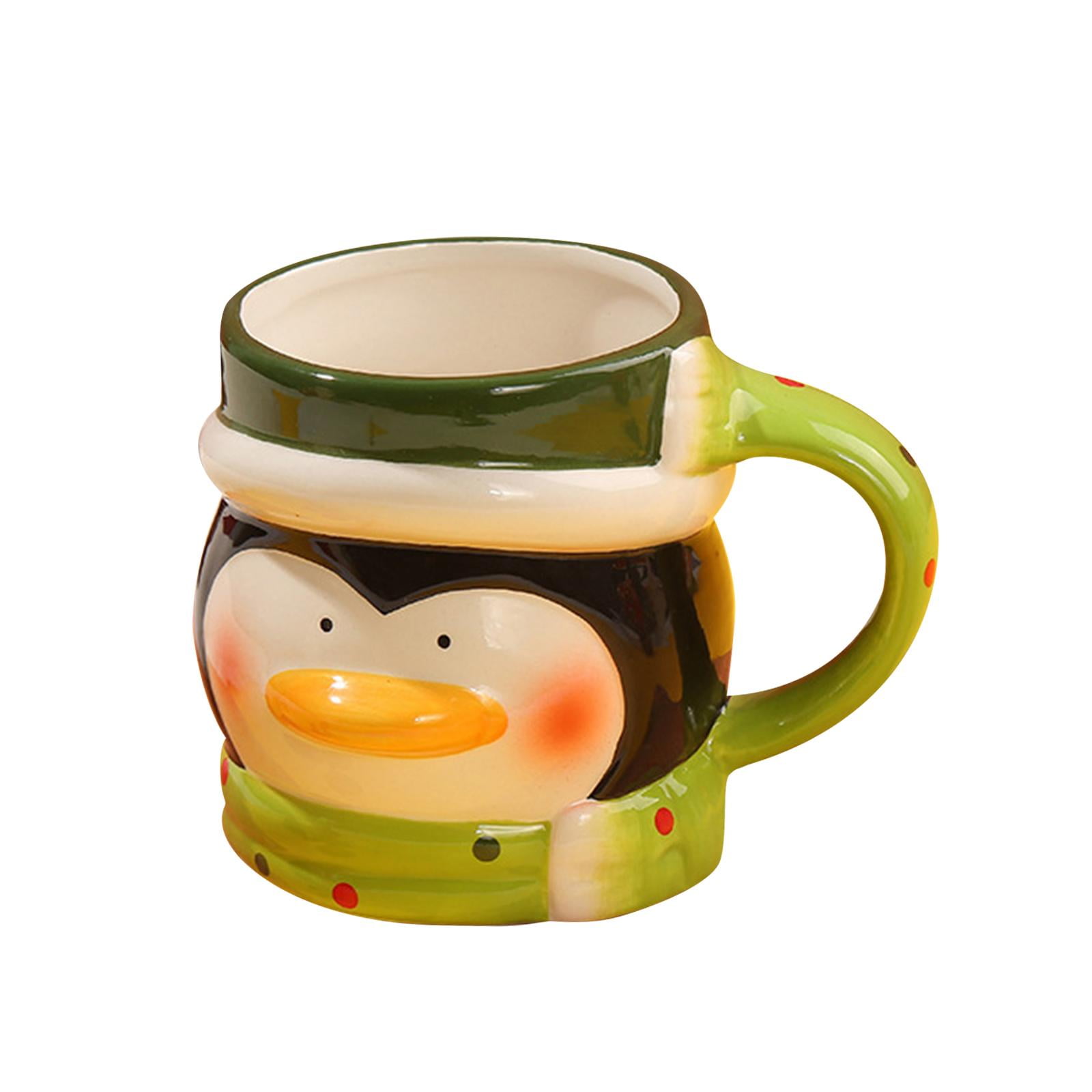 Cute Ceramic Mug Christmas Coffee Mugs for Coffee Bar Decor Stocking ...