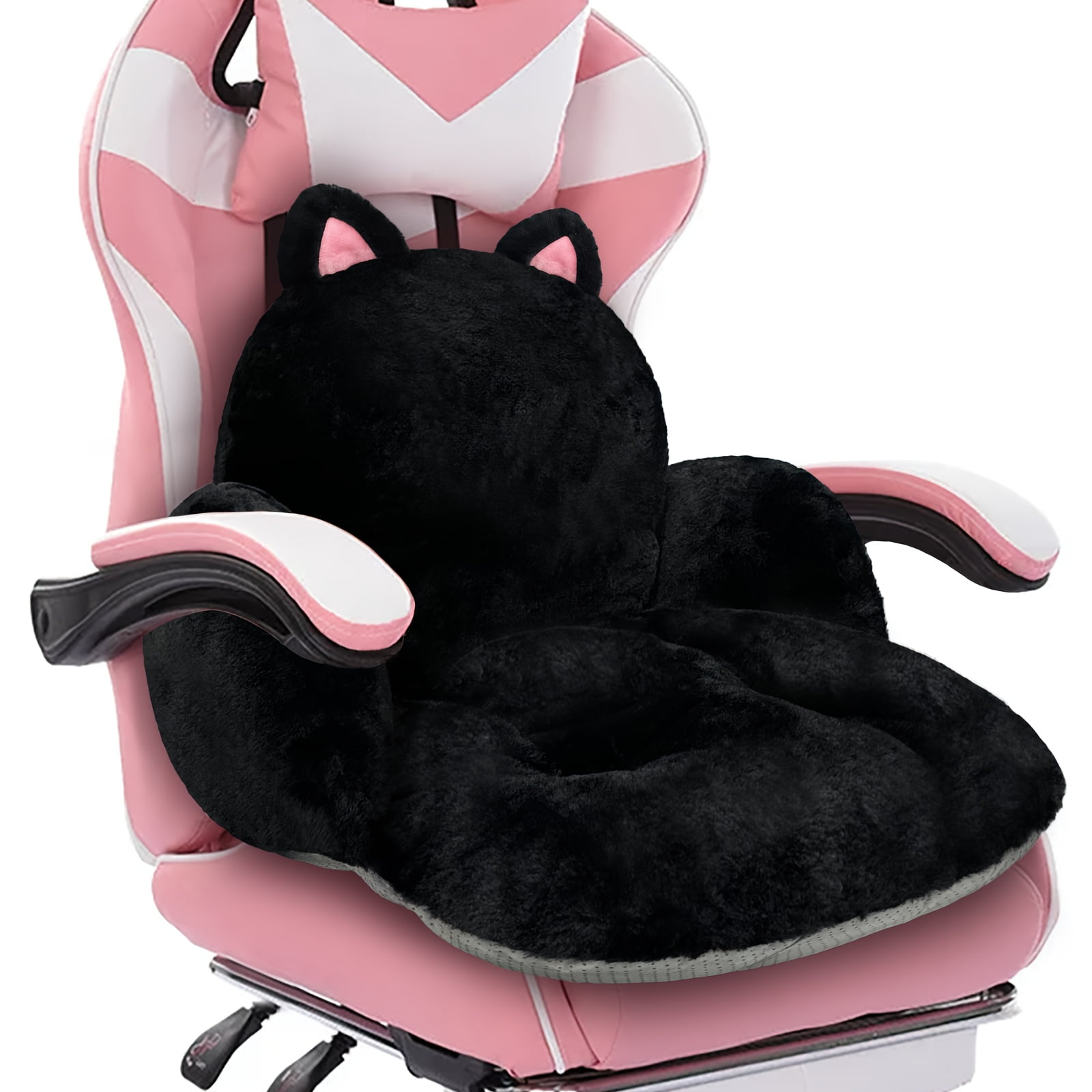 Cute Chair Cushion, Gaming Chair Cushion with Backrest Non-Slip, Seat ...