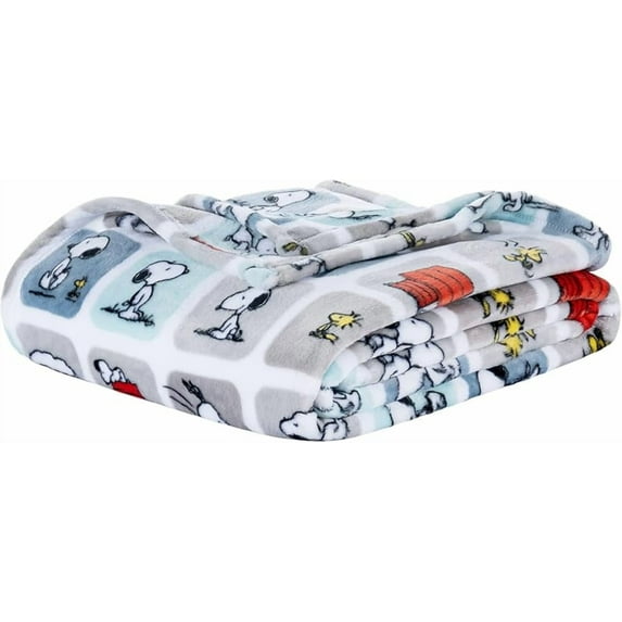 Cute Character Plush Blanket,Navy Tonal,Blanket Super Cozy Soft Throw ...