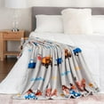 Cute Character Plush Oversized Throw Blanket, Play with Peanuts Gang ...