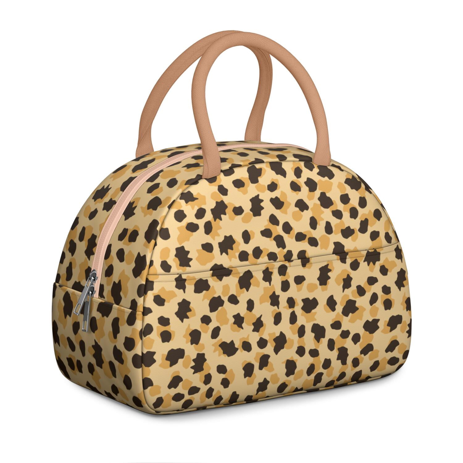 Cute Cheetah Lunch Box for Women – Polka Dot Inspired Animal Print with ...
