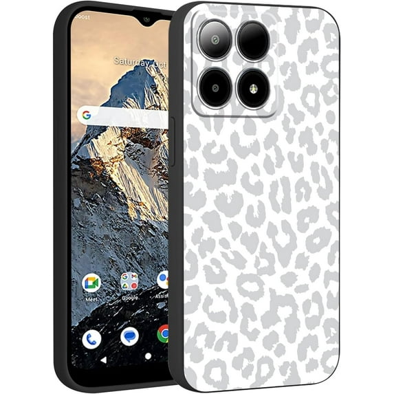 Cute Cheetah Print Phone Case for Boost Summit 5g 6.6", Aesthetic ...