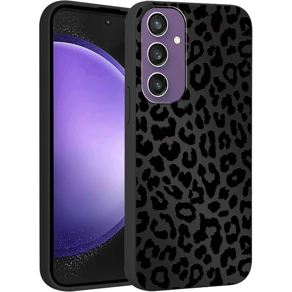 Cute Cheetah Print Phone Case for Samsung Galaxy S23 FE 6.4", Aesthetic ...