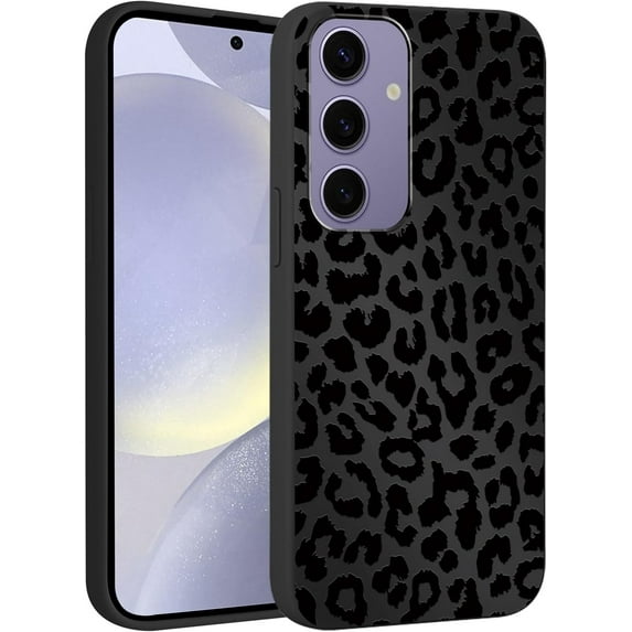 Cute Cheetah Print Phone Case for Samsung Galaxy S24 5G 6.2", Aesthetic ...