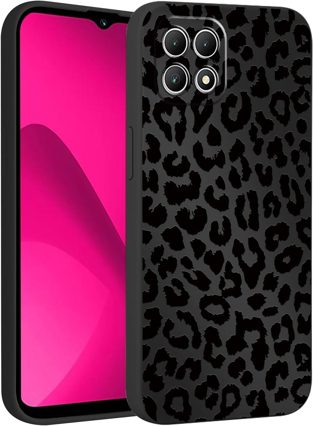 Cute Cheetah Print Phone Case for T-Mobile Revvl 7 5g 6.58", Aesthetic ...
