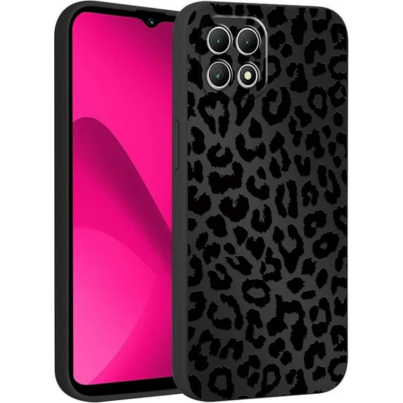 Cute Cheetah Print Phone Case for T-Mobile Revvl 7 5g 6.58", Aesthetic ...