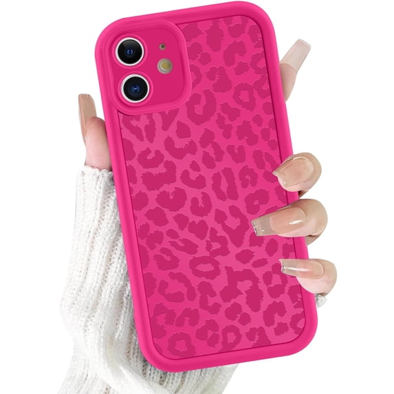 Cute Cheetah Print Phone Case for iPhone 12 Mini Case 5.4", Aesthetic ...