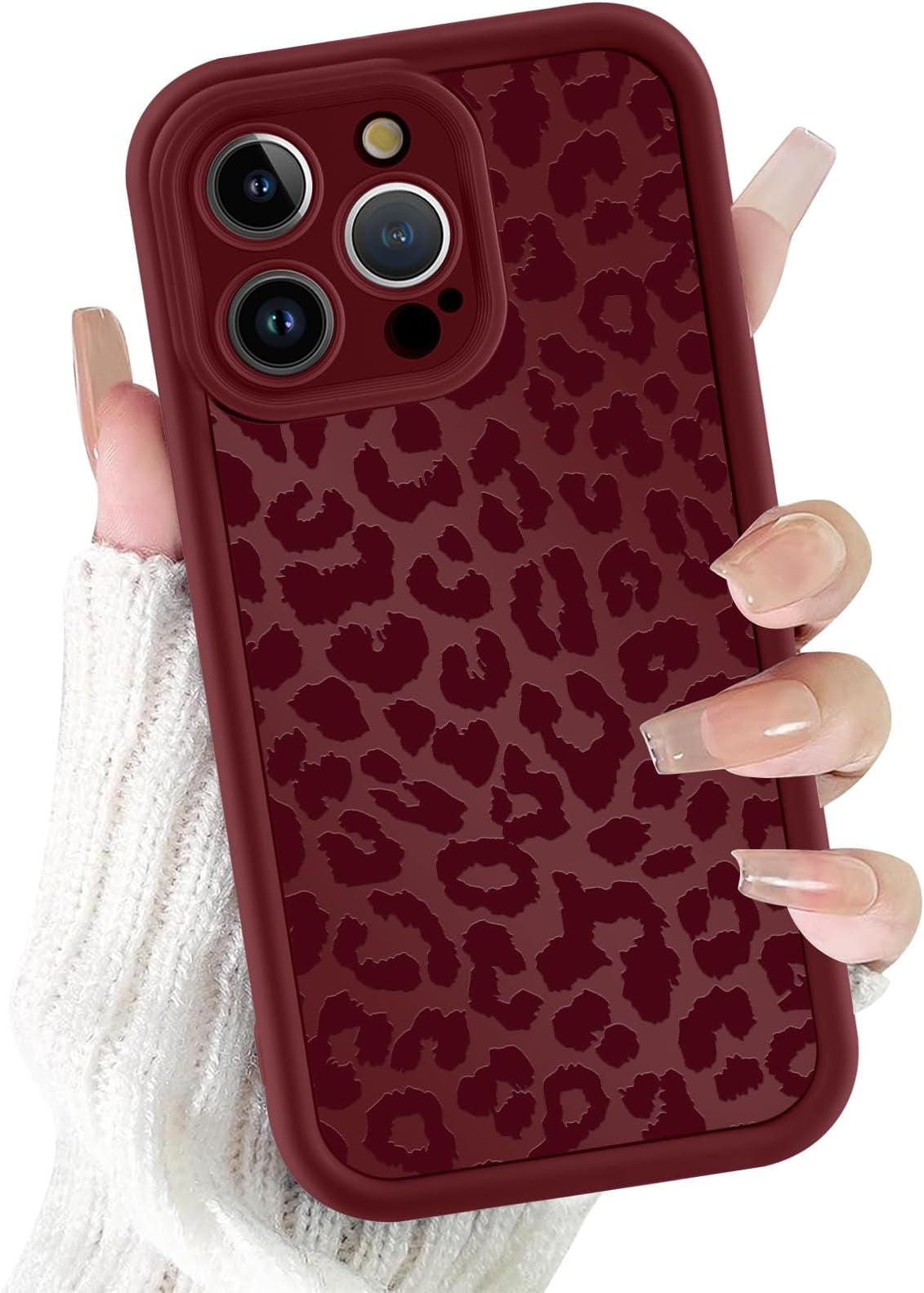 Cute Cheetah Print Phone Case for iPhone 13 Pro Case 6.1", Aesthetic ...