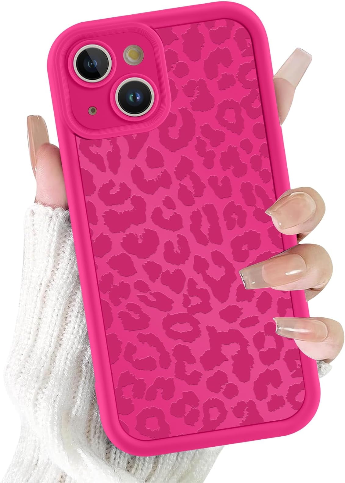 Cute Cheetah Print Phone Case for iPhone 14 Case 6.1", Aesthetic Luxury ...