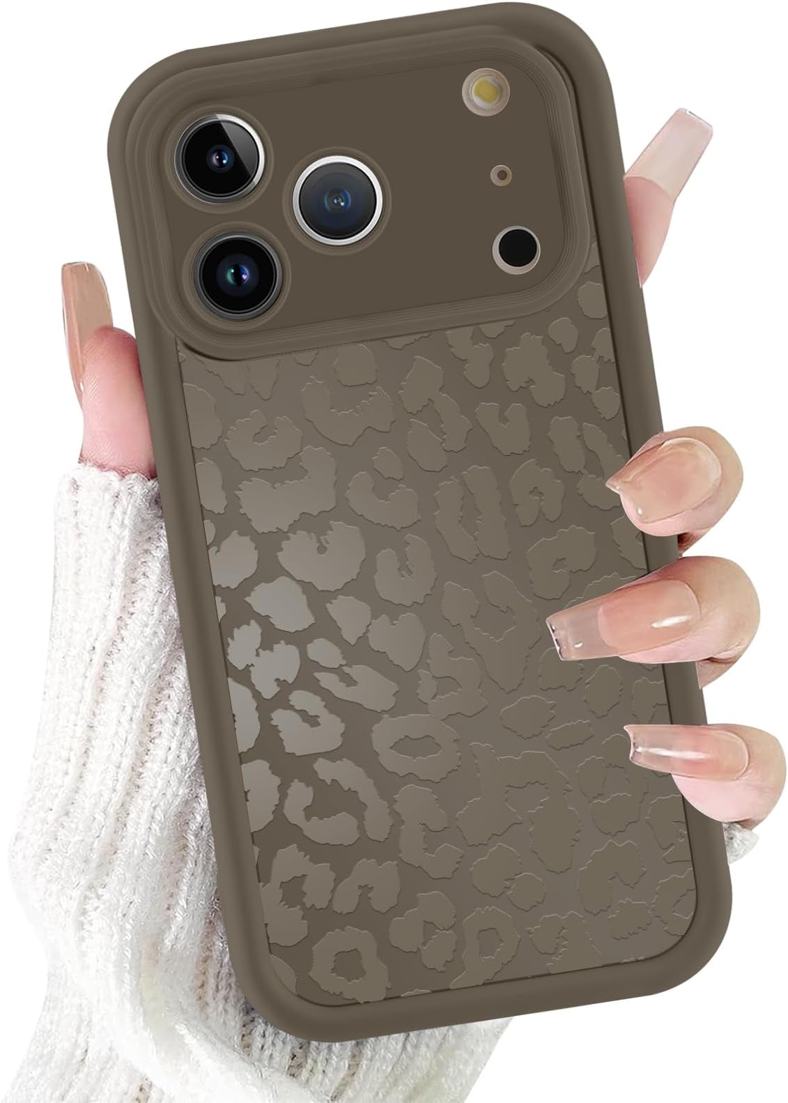 Cute Cheetah Print Phone Case for iPhone 17 Pro Case 6.3", Aesthetic ...
