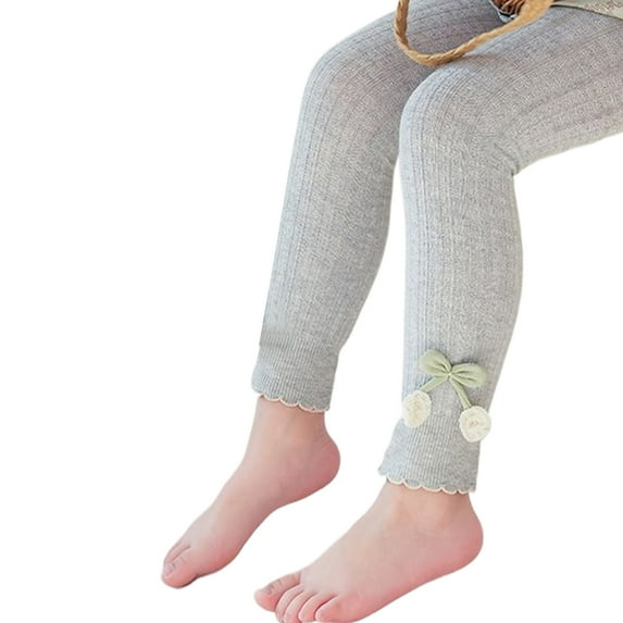 Cute Cherry Decors Girls Leggings Infants Bowknot Bottoming Pants ...