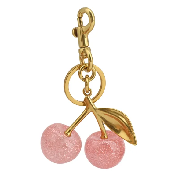 Cute Cherry Design Keychain, Bag Charms, Fashionable Alloy Keychain for ...