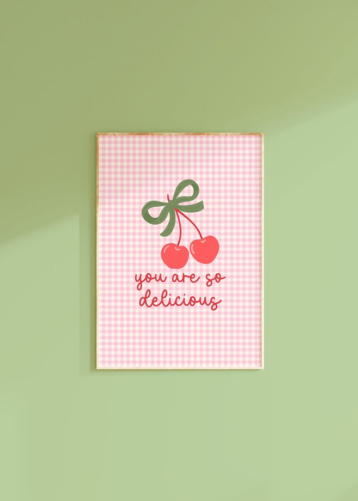 Cute Cherry Dopamine Poster, Unframed Size 24x36 - Walmart.com