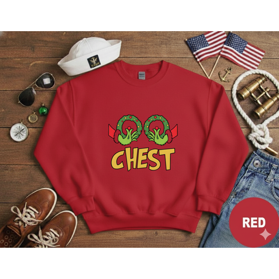 Cute Chest Nuts Couples Matching Holiday Fun Celebration Cheer ...