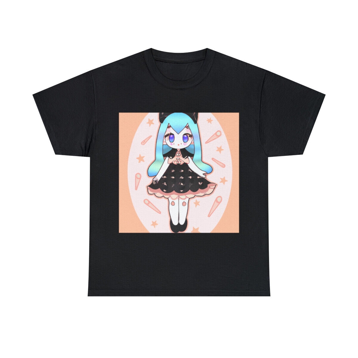 Cute Chibi Kawaii Anime Pastel Goth T Shirt Unisex Adults NEW Graphic ...