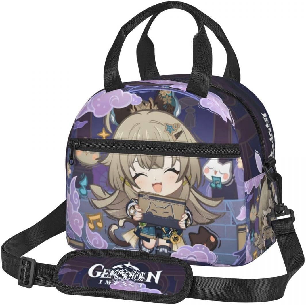 Cute Chibi Lunch Bag Reusable Portable Insulation Game Lunch box for ...