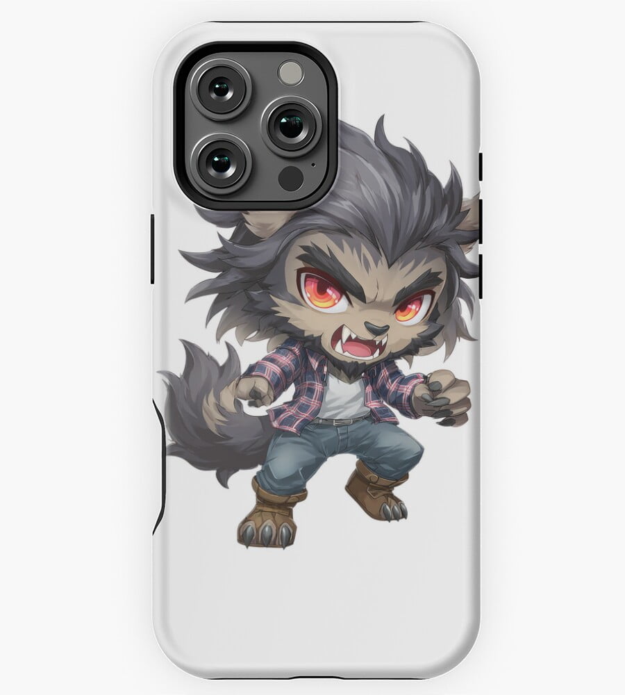 Cute Chibi Werewolf Boy Illustration GA11307 Phone Case for iPhone 11 ...