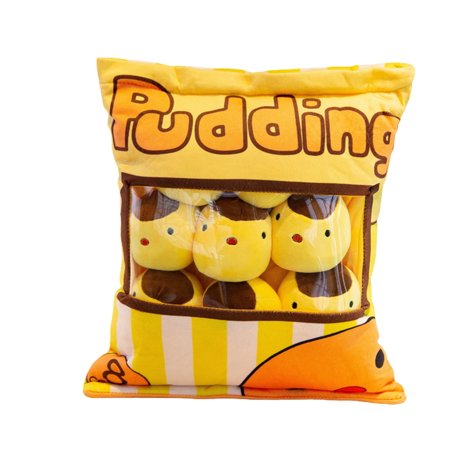 Cute Chick Plush Pudding Pillow - Chick Pillow Toys Bag Removable ...