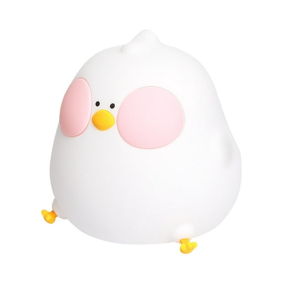 Cute Chicken Lamp, LED Squishy Animal Novelty Night Light, Rechargeable ...