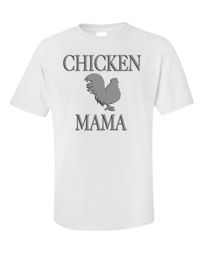 Cute Chicken Mama Shirt, Farm Animals Tee, Funny Mom Shirt, Mother's ...