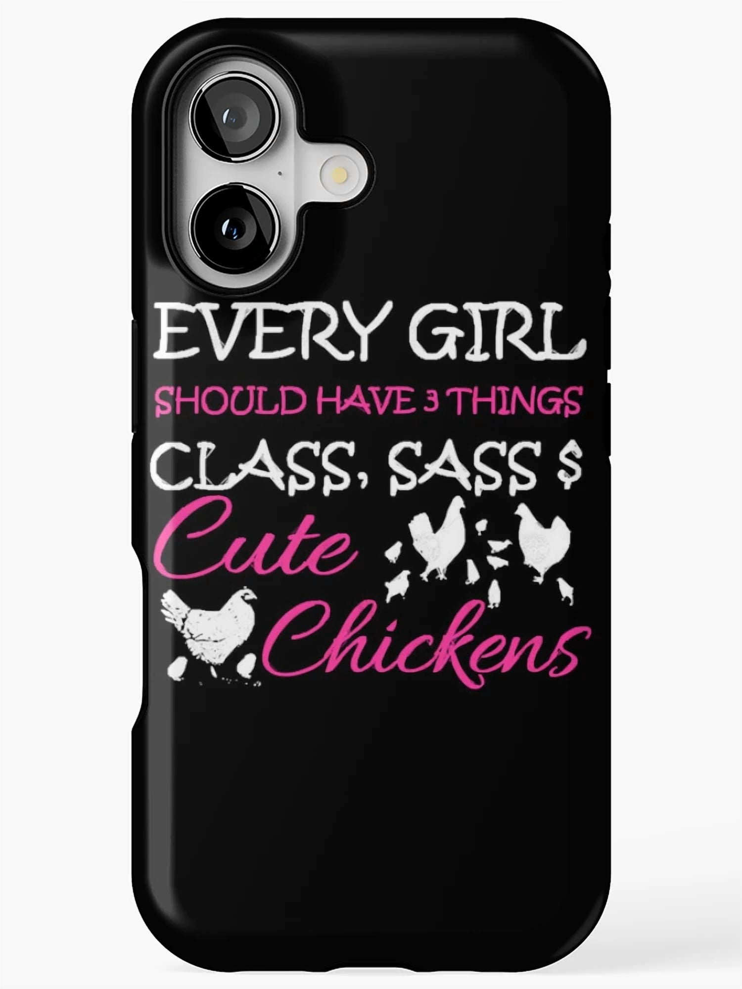 Cute Chickens Case for 11 to 17 Pro Max – Adorable Poultry Design ...
