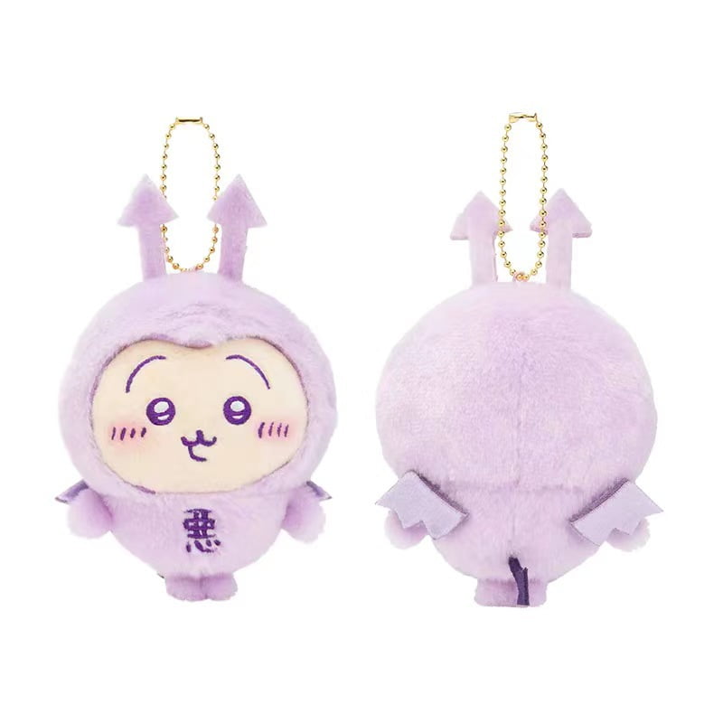 Cute Chiikawa Good and Evil Series Plush Doll Pendant Cartoon Hachiware ...