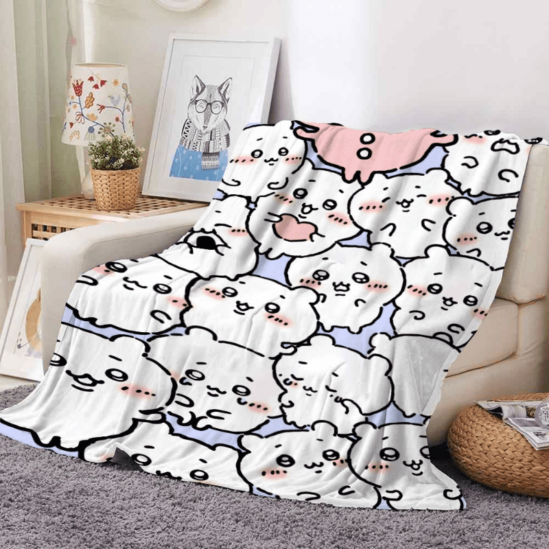 Cute Chiikawa Hachiware Usagi Blanket Keep Warm Cartoon Blanket ...