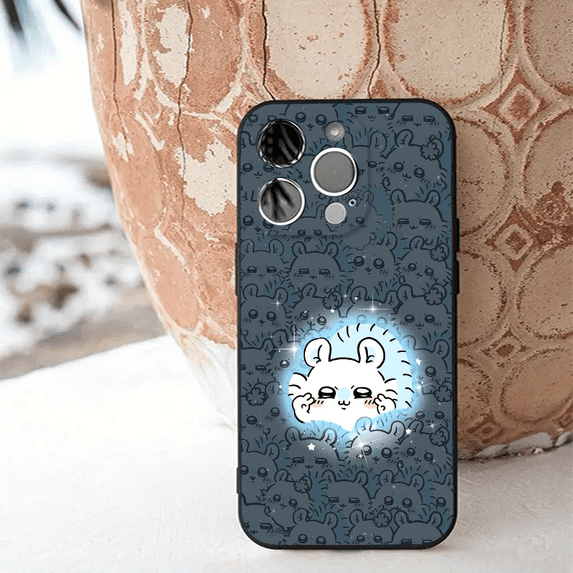 Cute Chiikawa Hachiware Usagi Rakko Momonga Cartoon Phone Case Soft Shell for iPhone 16 15 14 13 ...