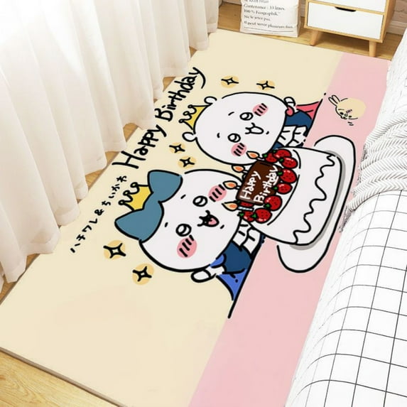 Cute Chiikawa Print Carpet for Living Room Decor Bedroom Bedside Rug ...