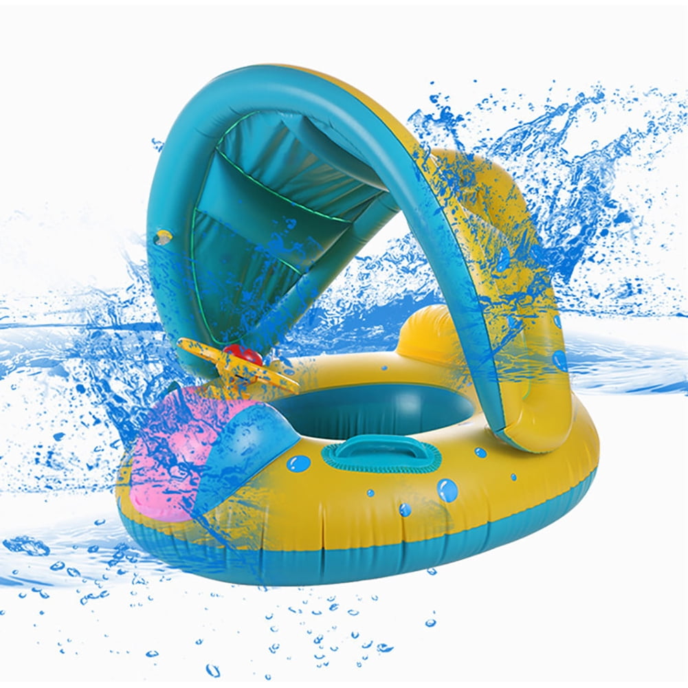 Cute Child Kids Inflatable Pool Float PVC Summer Swim Float Air Bed ...
