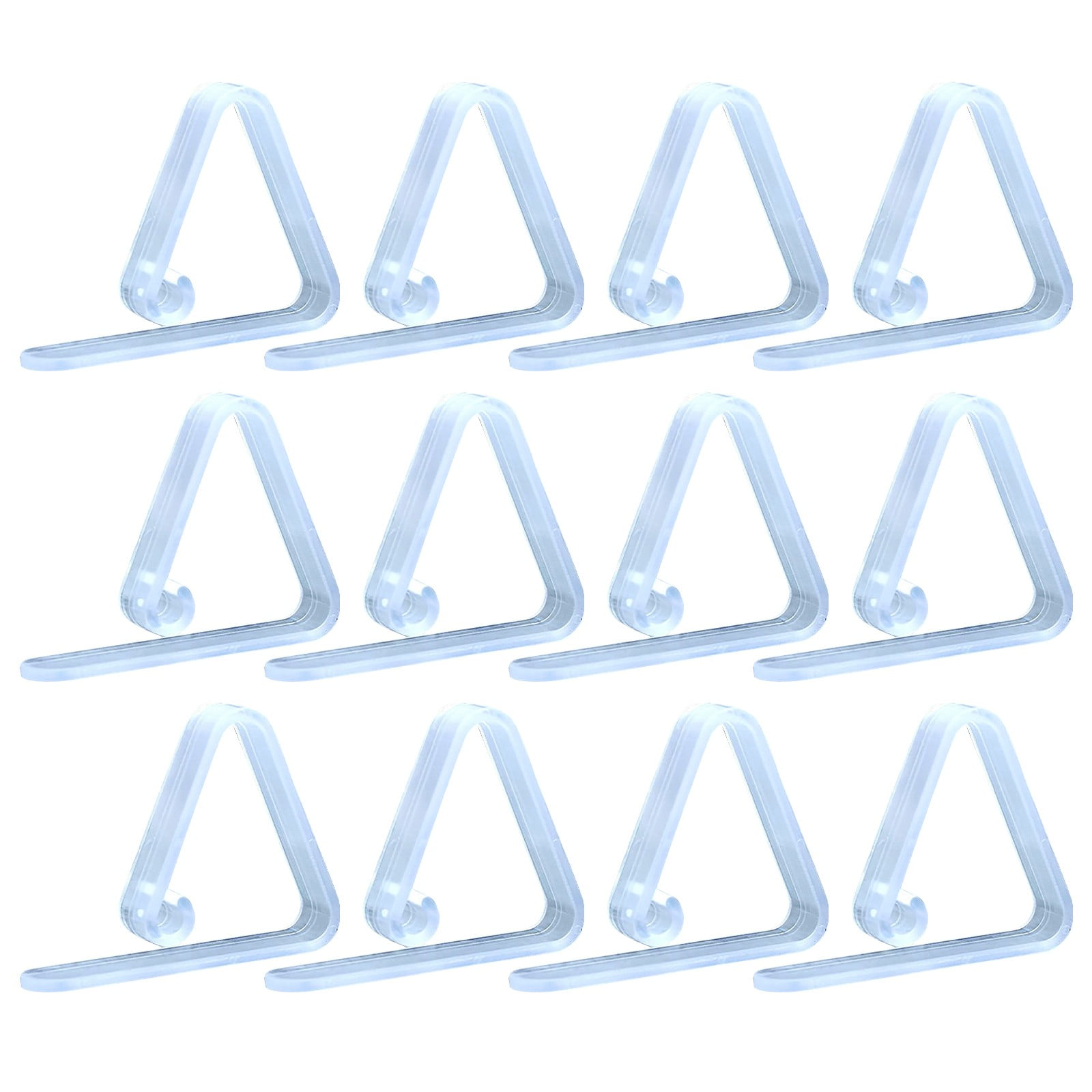 Cute Chip Clips 12 Transparent Clear Tablecloth Clips Plastic Table ...