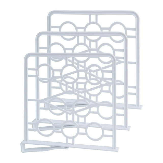 Cute Chip Clips 3 Pack Plastic Shelf Dividers Multifunctional Wardrobe ...