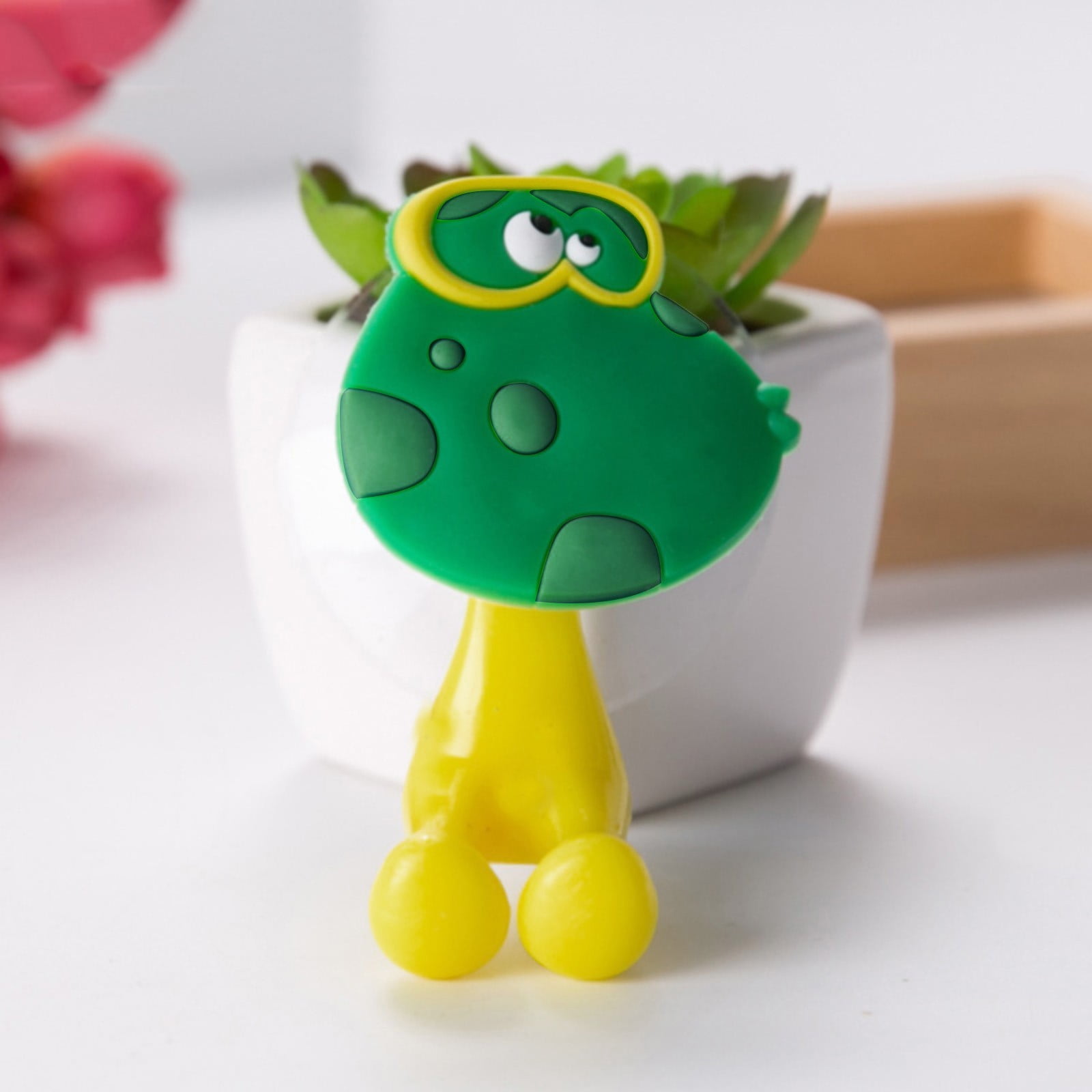 Cute Chip Clips Cartoon Animal Toothbrush Holder For Kits Perfect For ...