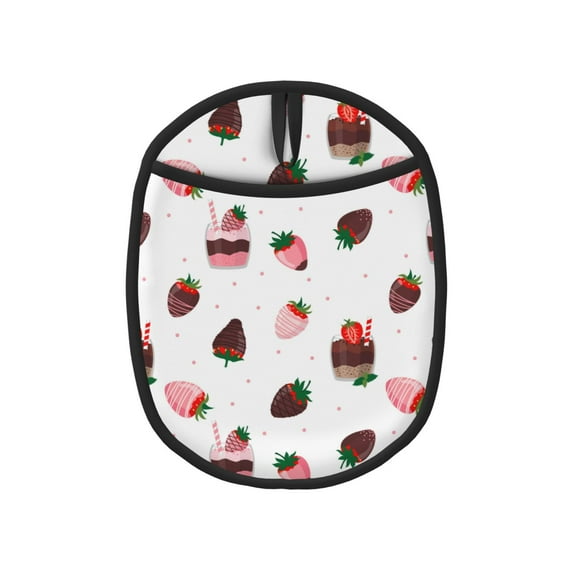 Cute Chocolate Strawberry Pot Holders for Kitchen - Heat Resistant Oven ...