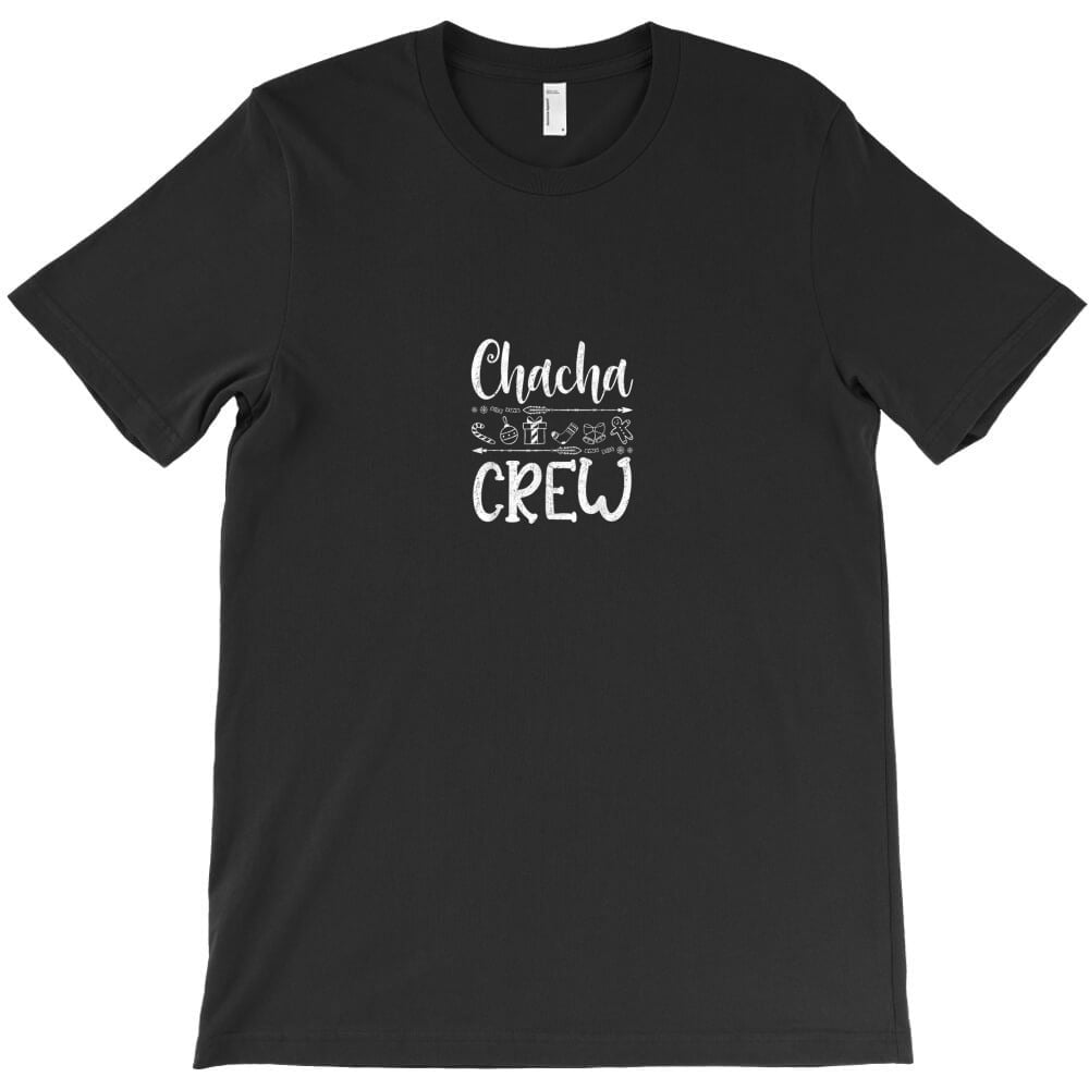 Cute Christmas Chacha Crew Graphic Tee, Funny Holiday Matching Family ...