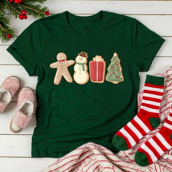 Cute Christmas Cookies Shirt, Cookies Shirt, Christmas Shirt, Christmas ...