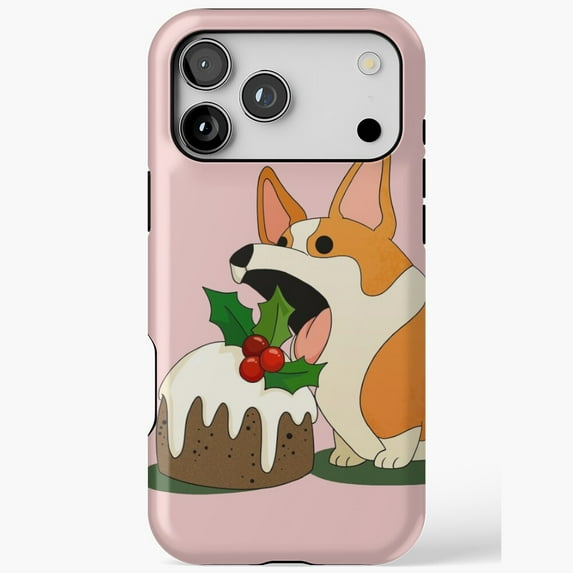 Cute Christmas Corgi Protective Case for iPhone 11 12 13 14 15 16 17 ...