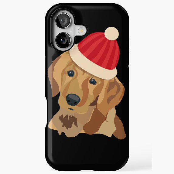 Cute Christmas Dog Holiday Case for iPhone 11 12 13 14 15 16 17 Pro Max ...