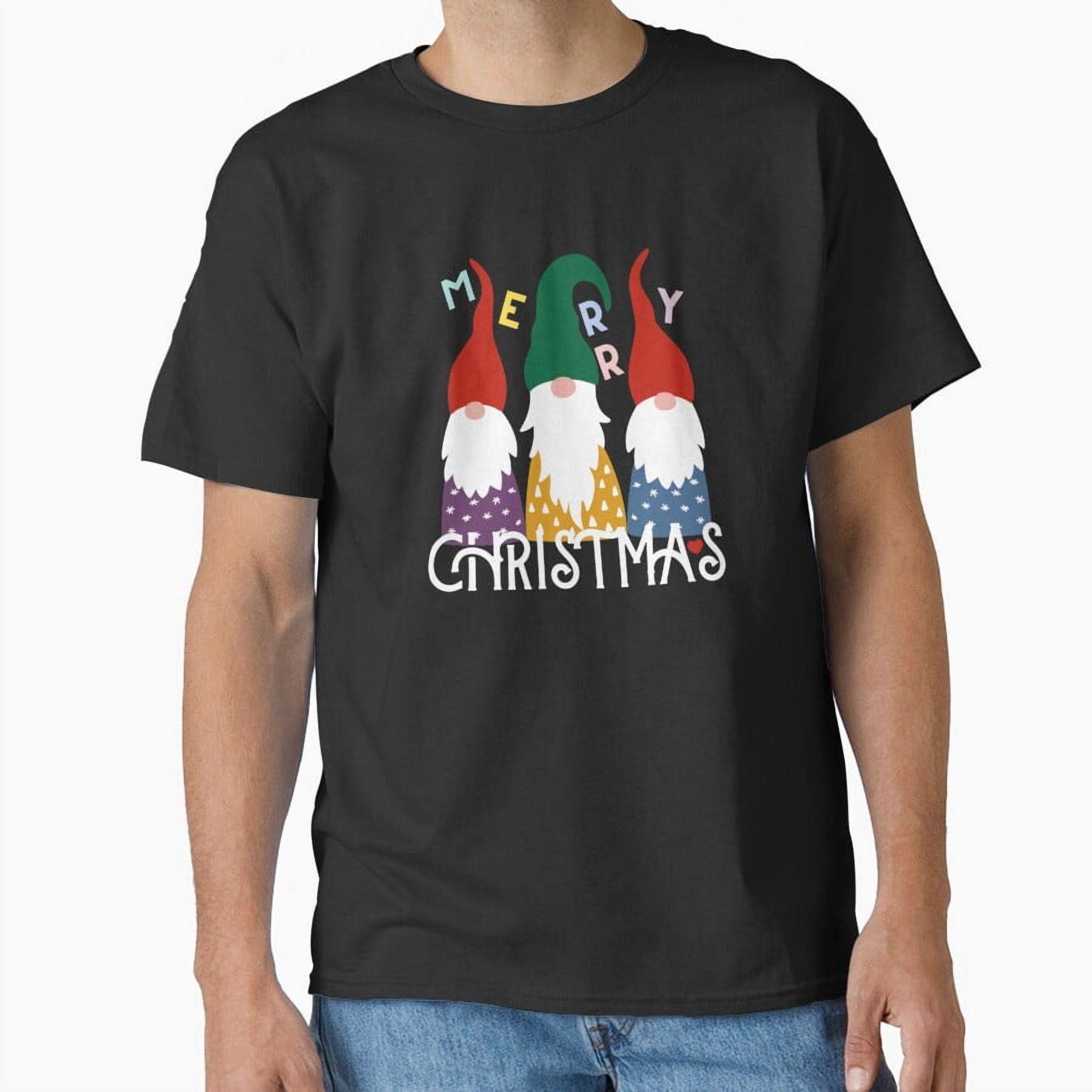 Cute Christmas Gnomes Holiday Scandinavian Tomte Nisse Graphic Art ...