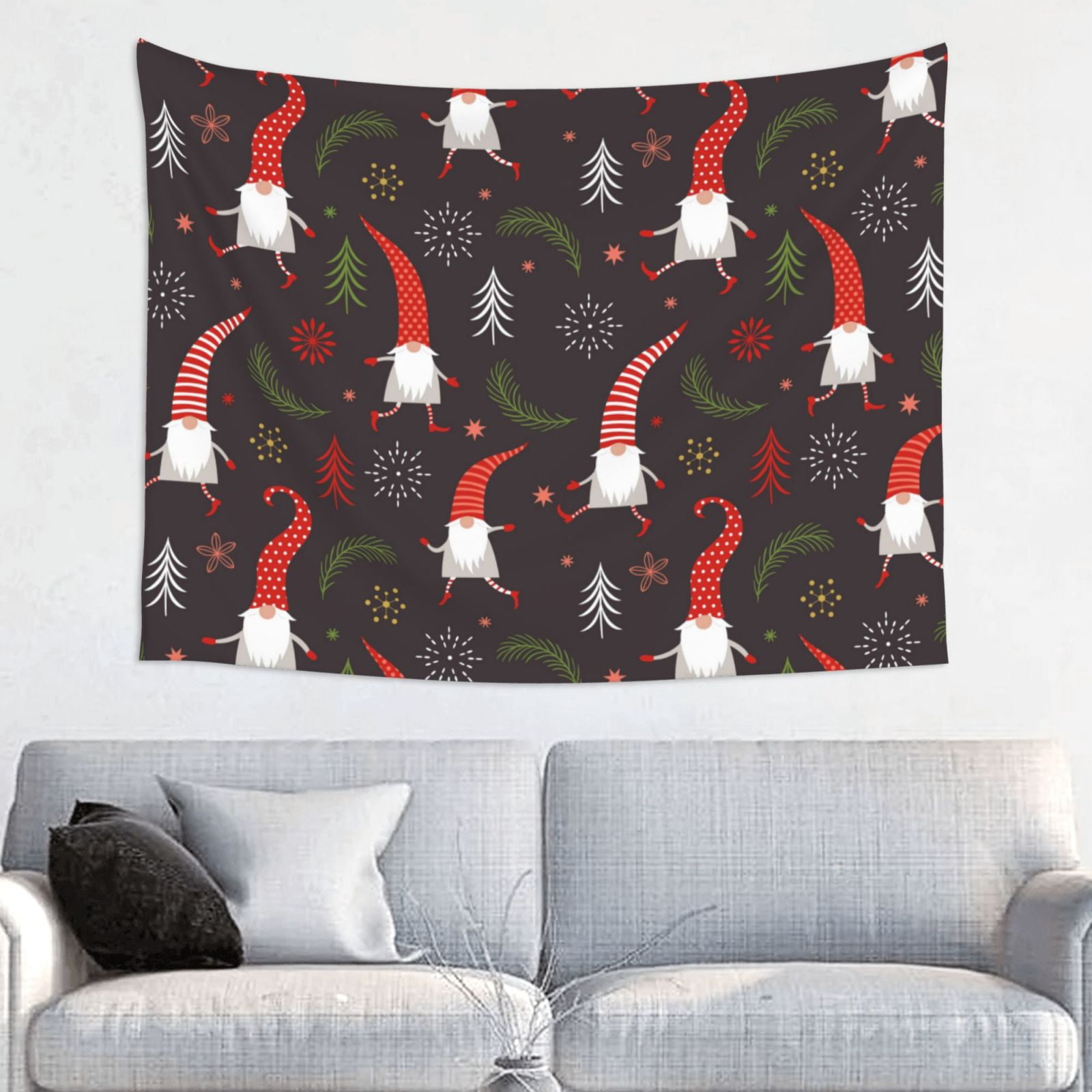 Cute Christmas Gnomes Tapestry Home Decor Tapestry Wall Hanging ...