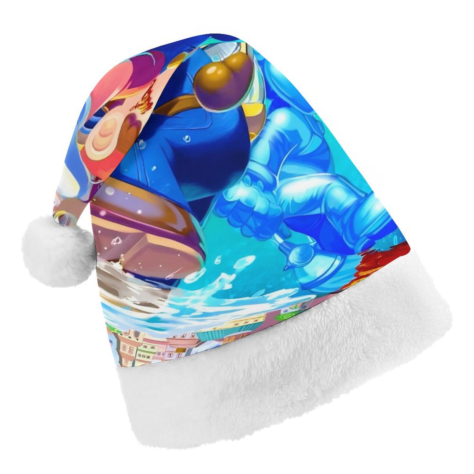Cute Christmas Hat for Child Mario Santa Hat Xmas Holiday Hat for New ...