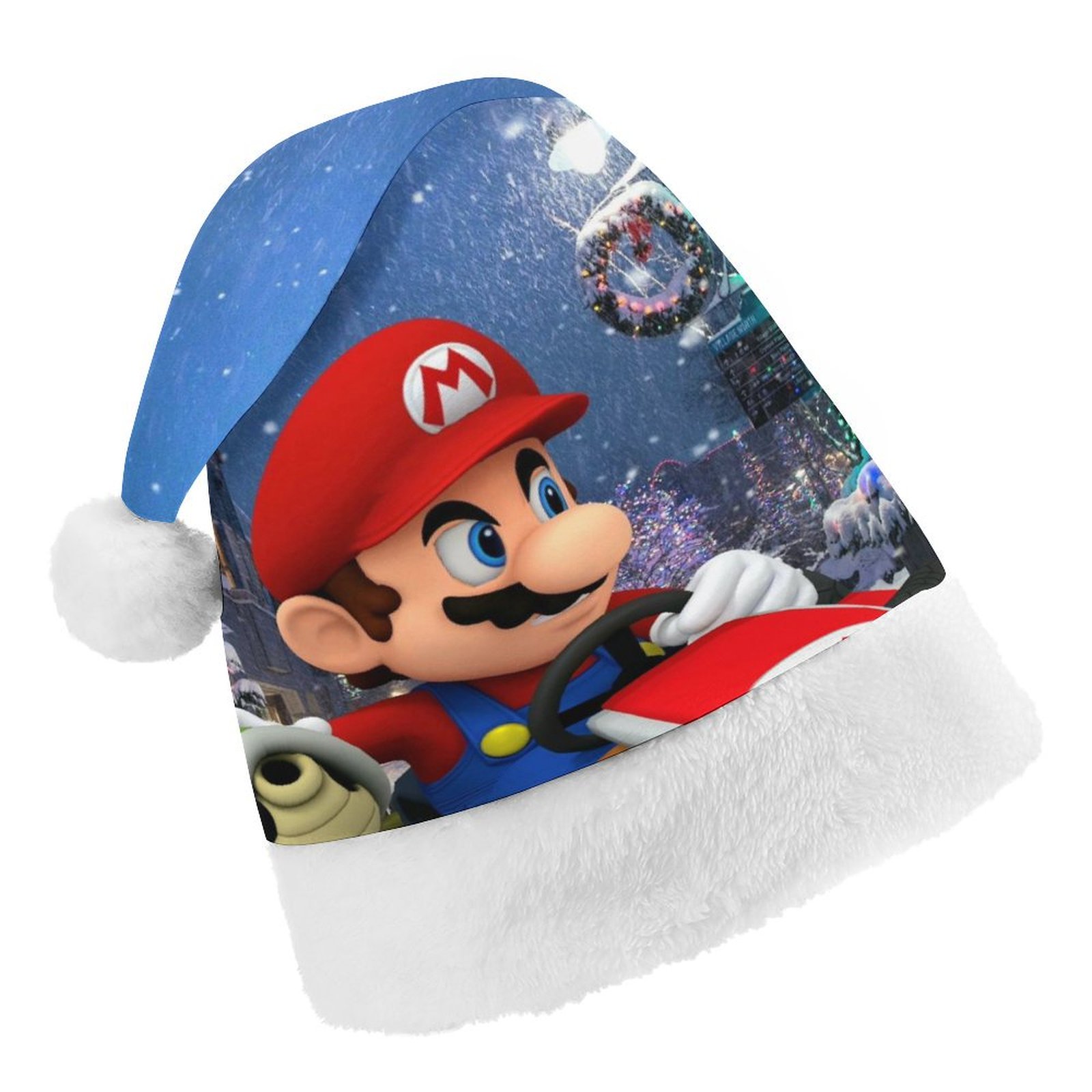 Cute Christmas Hat for Child Mario Santa Hat Xmas Holiday Hat for New ...