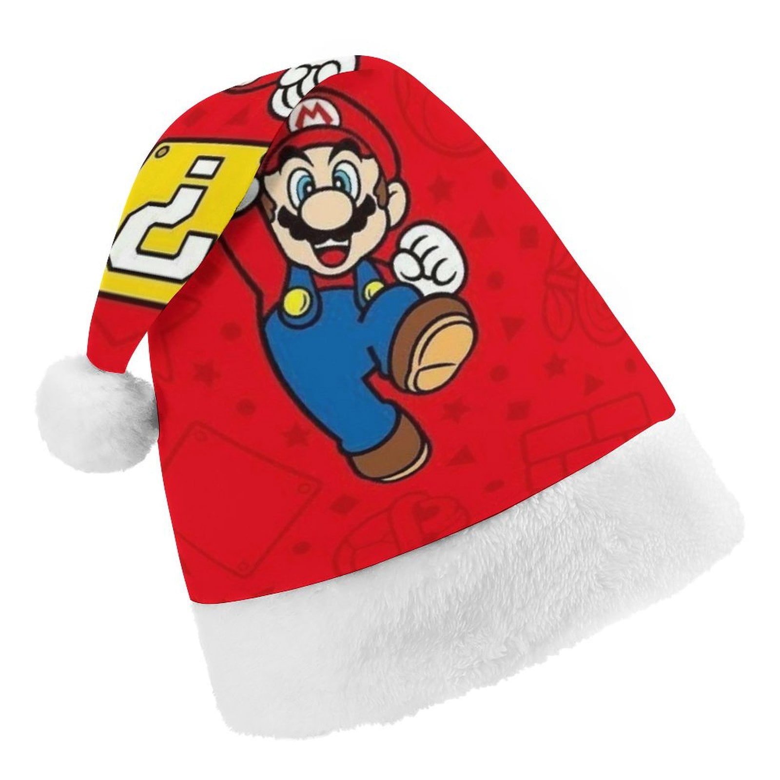 Cute Christmas Hat for Child Mario Santa Hat Xmas Holiday Hat for New ...