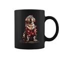 Cute Christmas Labrador With Glasses Santa Hat Festive Dog Coffee Mugs ...