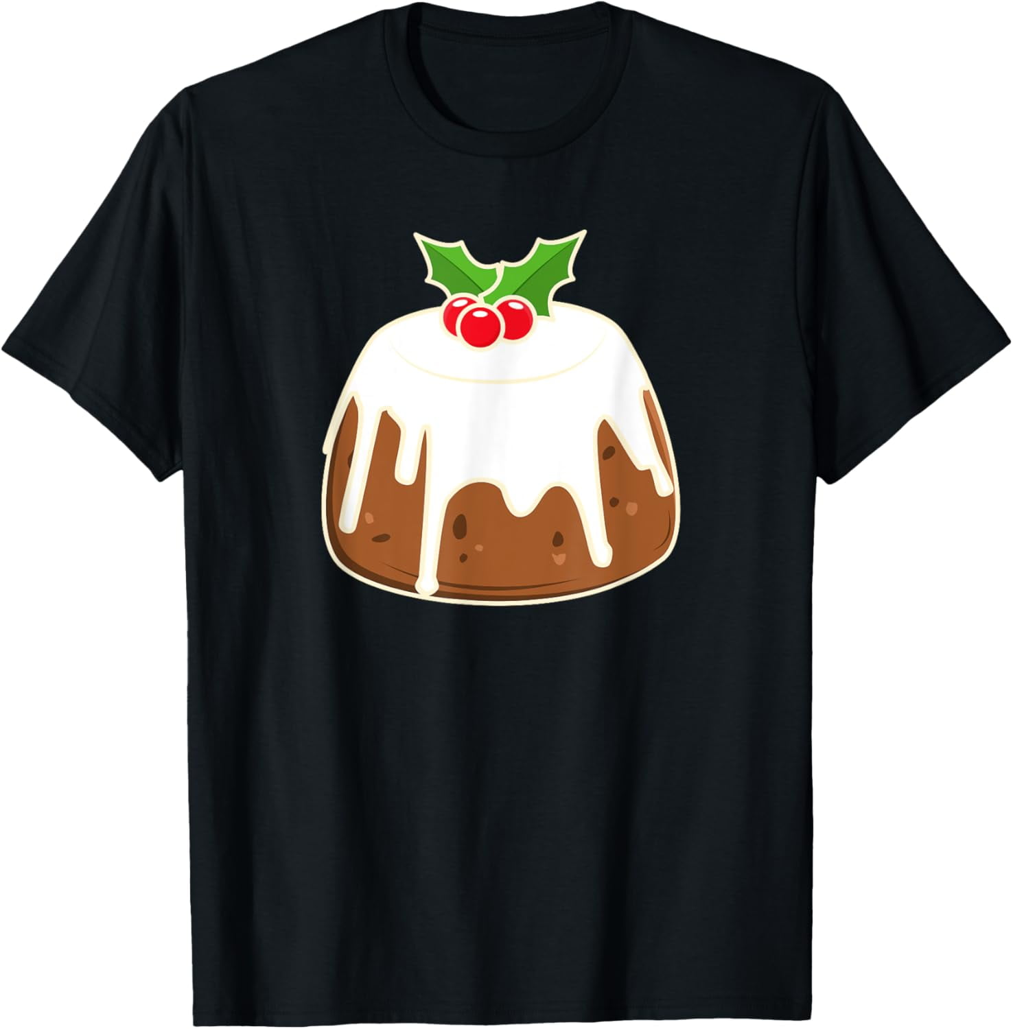 Cute Christmas Pudding Figgy Pudding Graphic T-Shirt - Walmart.com