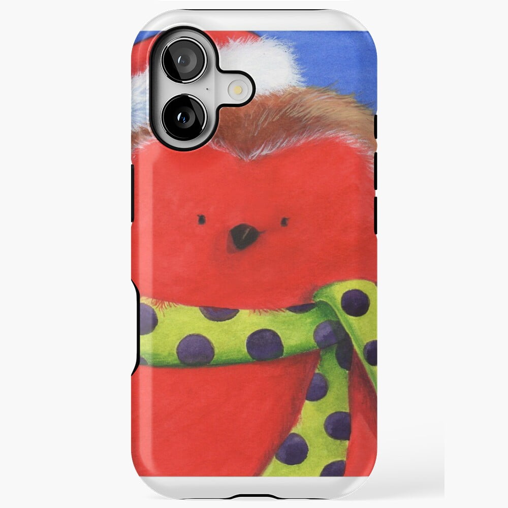 Cute Christmas Robin Festive Bird Holiday Phone Case 17 16 15 14 13 12 ...