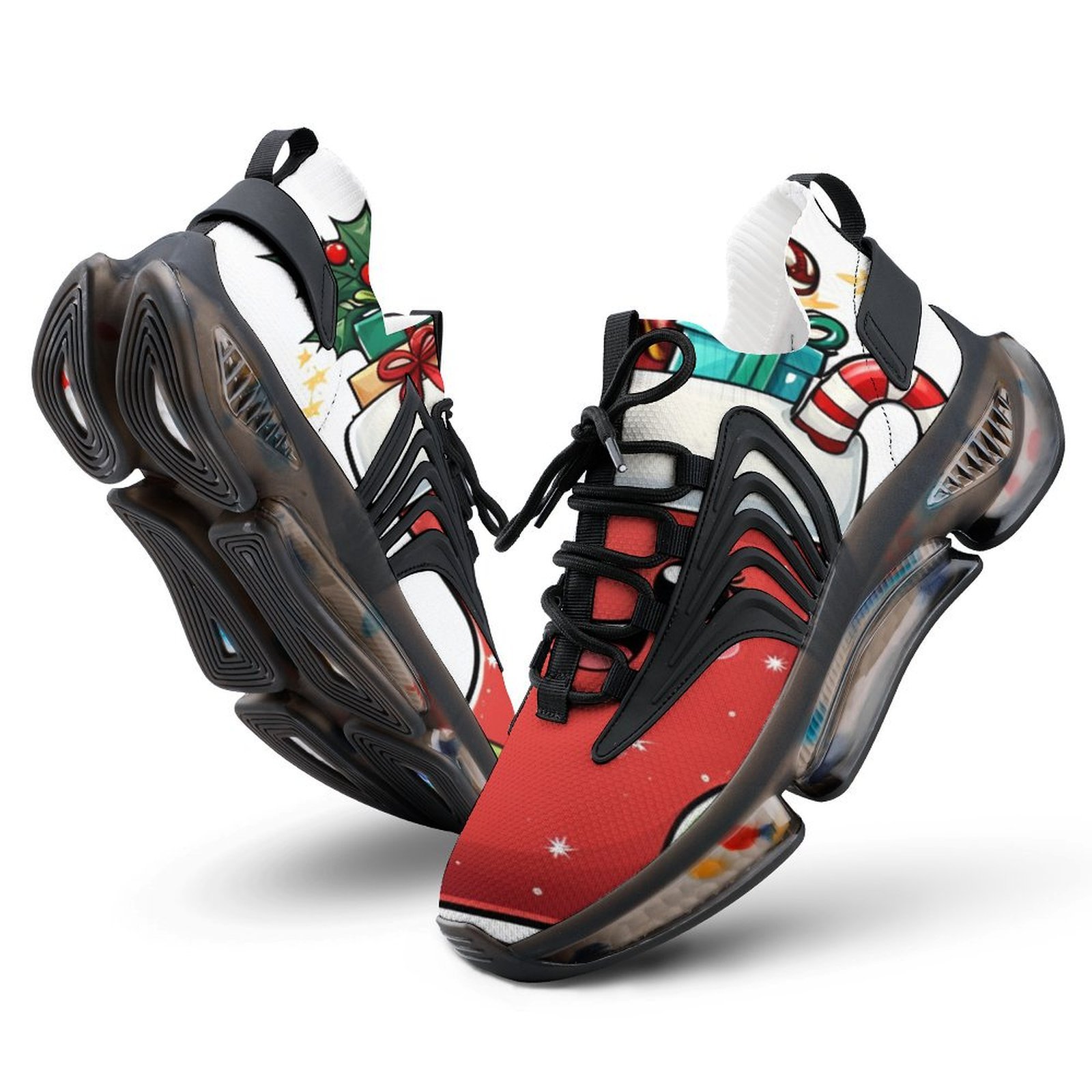 Cute Christmas Stocking Gifts Walking Shoes for Men Woman Lightweight ...